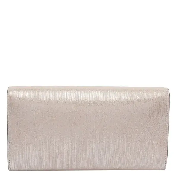 JIMMY CHOO Emmie Pochette Glittered Clutch - Gold