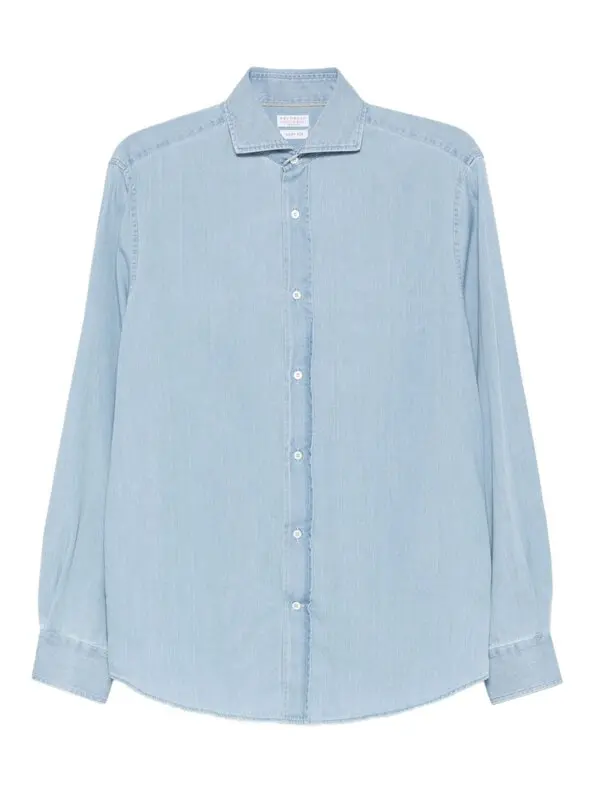 Brunello Cucinelli Cotton Shirt - Multicolor