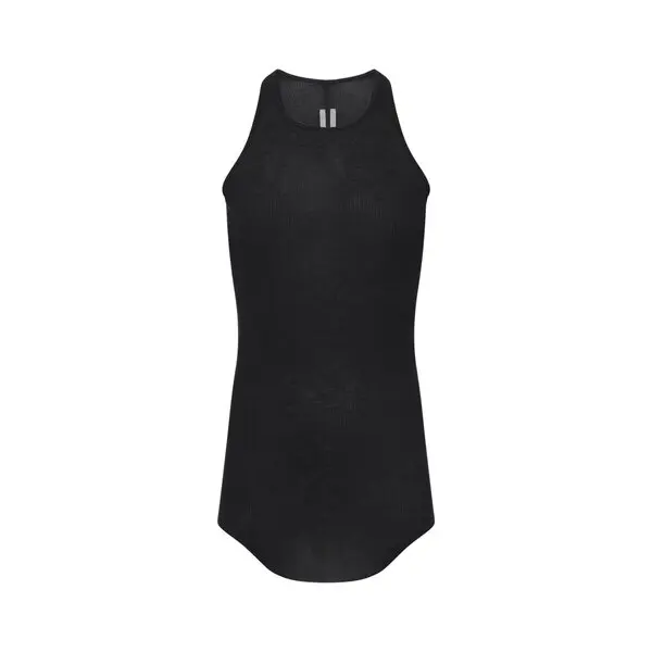 Rick Owens Basic Rib Tank Top - Black
