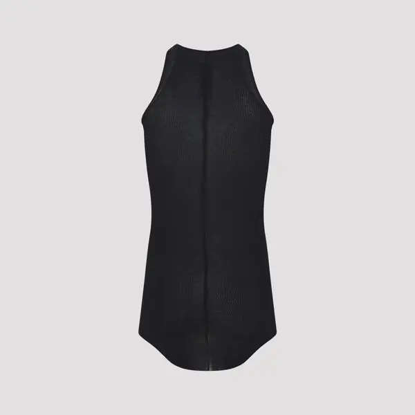 Rick Owens Basic Rib Tank Top - Black
