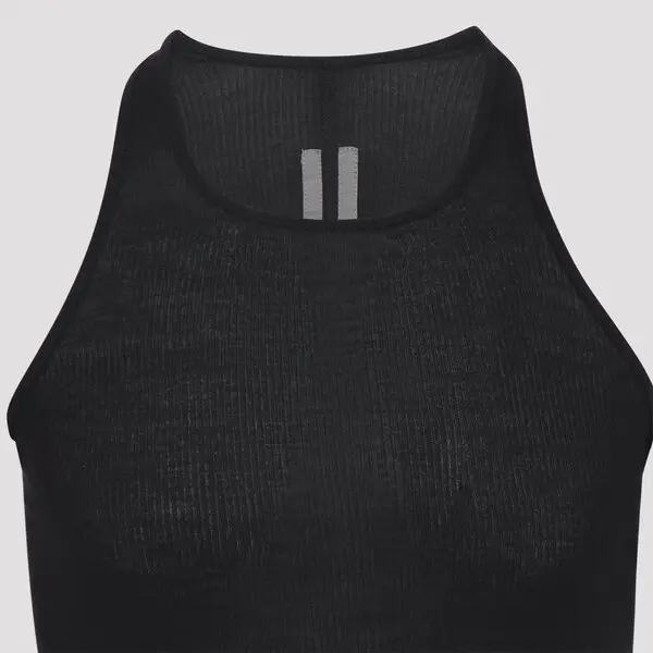 Rick Owens Basic Rib Tank Top - Black