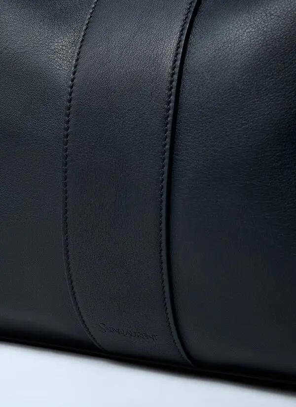 Saint Laurent Large Y-shaped Leather Tote Bag - Black