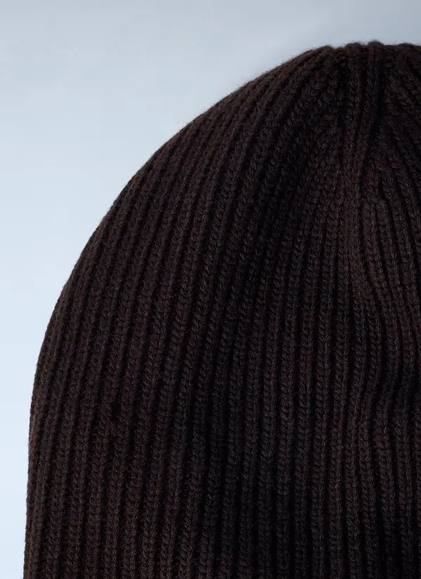 Miu Miu Logo Motif Beanie Hat