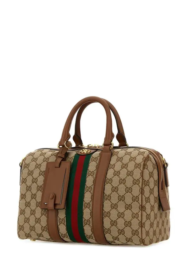 Gucci Gg Monogram Ophidia Medium Handbag - Multicolor