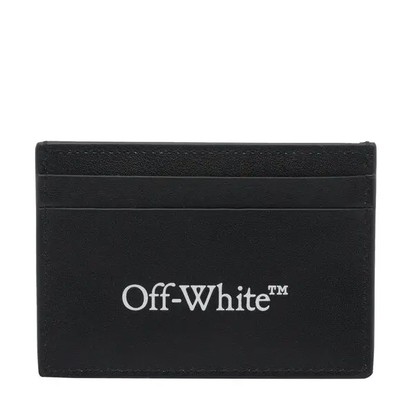 Off-White Bookish Cards Holder - Black