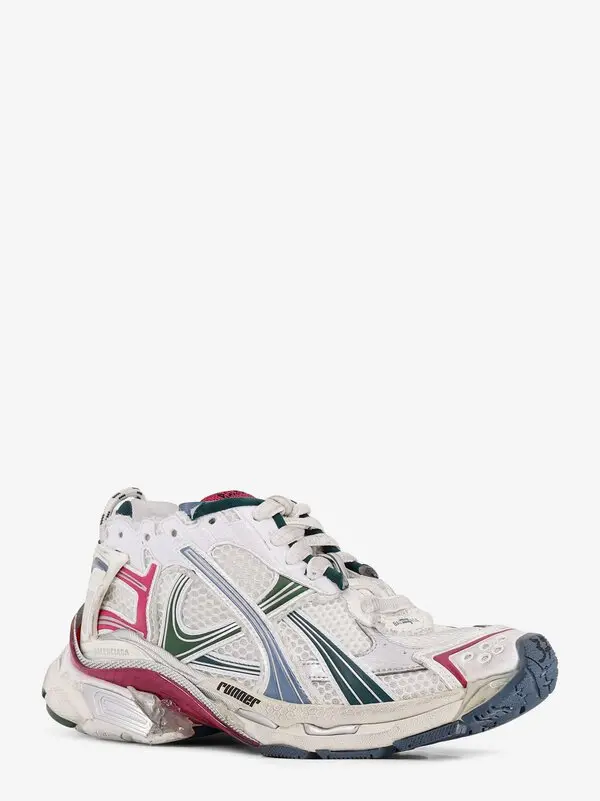 Balenciaga Runner Low-top Mesh Sneakers - Multicolor