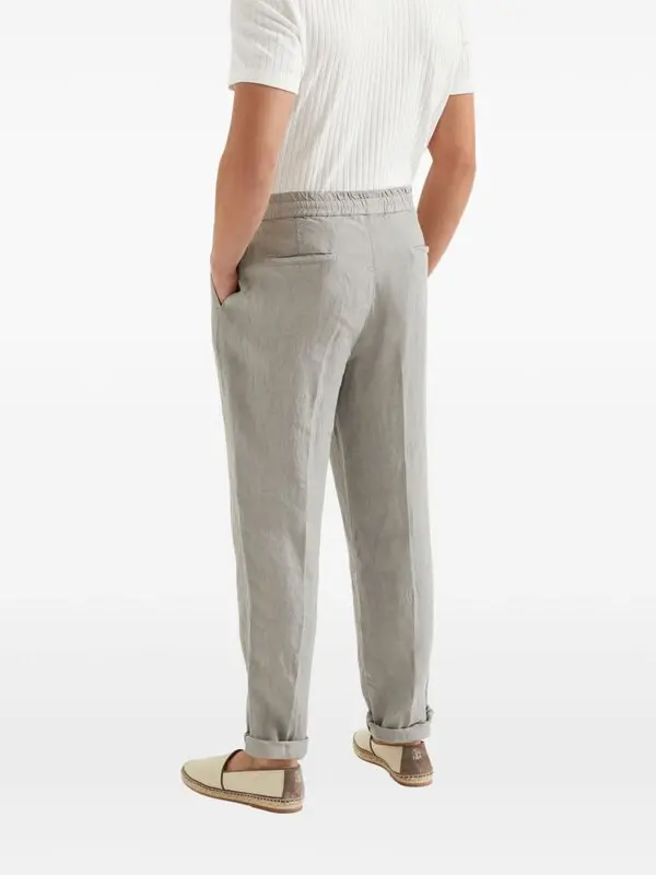 Brunello Cucinelli Linen Trousers - Multicolor
