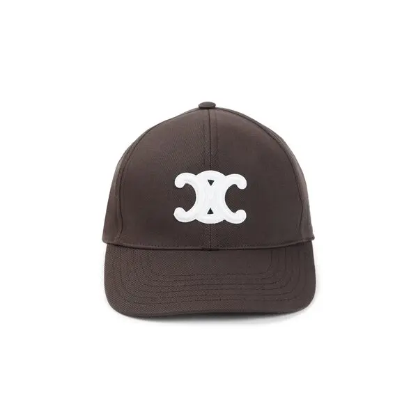 Celine Triomphe Baseball Hat - Brown