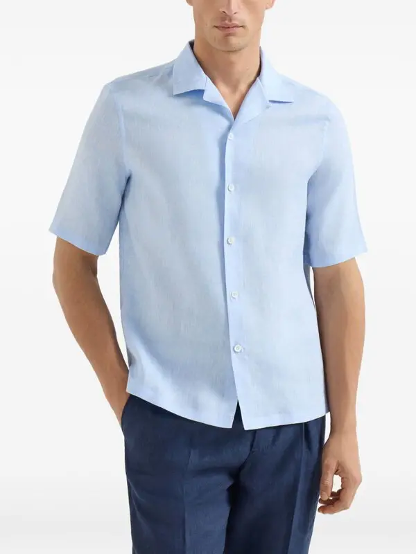 Brunello Cucinelli Linen Shirt - Multicolor