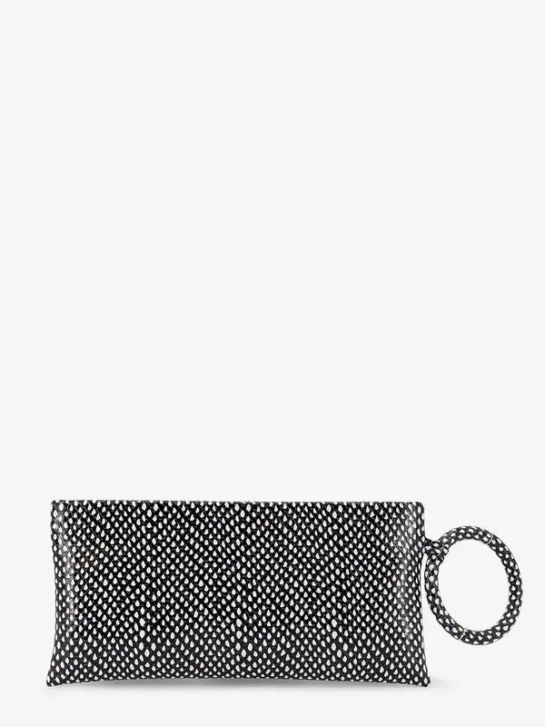 TOM FORD Aura Leather Clutch Bag With Snake Motif - Multicolor