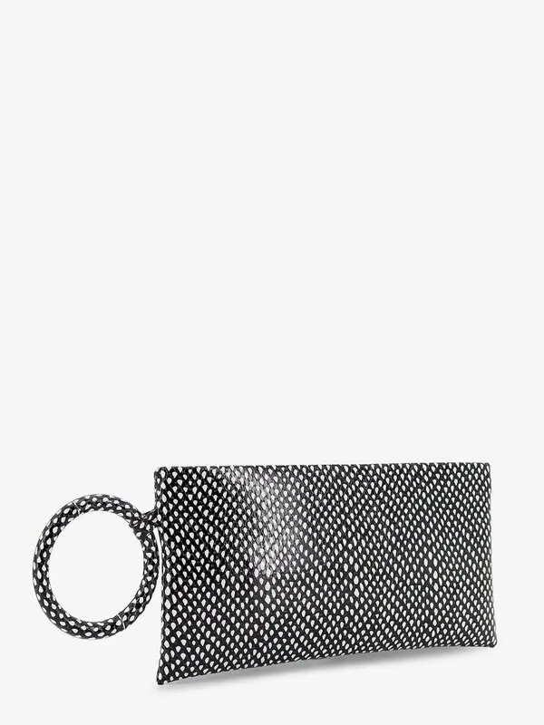 TOM FORD Aura Leather Clutch Bag With Snake Motif - Multicolor