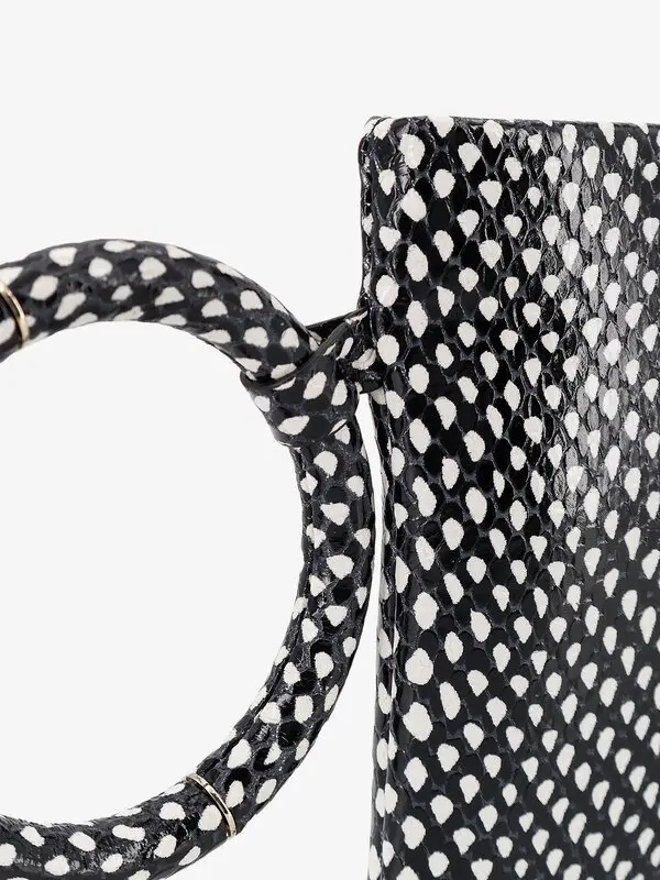 TOM FORD Aura Leather Clutch Bag With Snake Motif - Multicolor