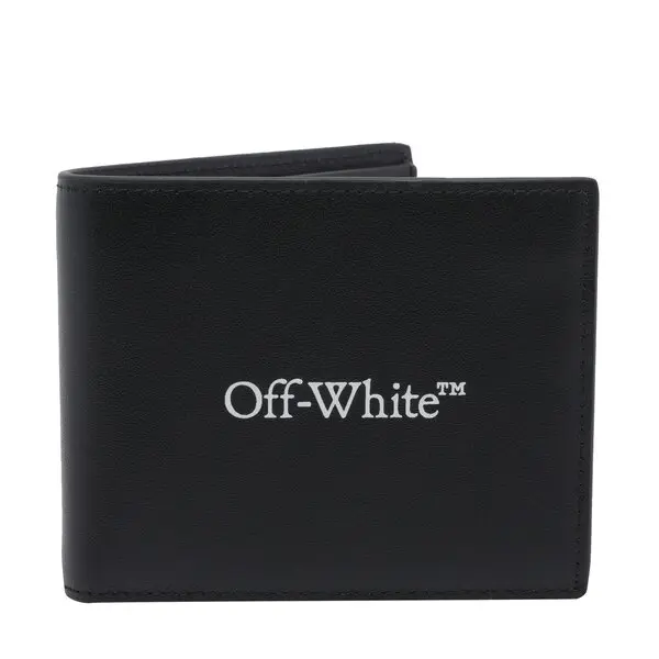 Off-White Bookish Bifold Logo Wallet - Black