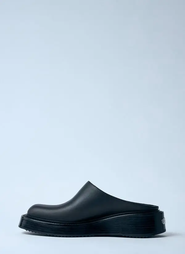 Alexander Wang Dean Clogs In Smooth-grain Leather