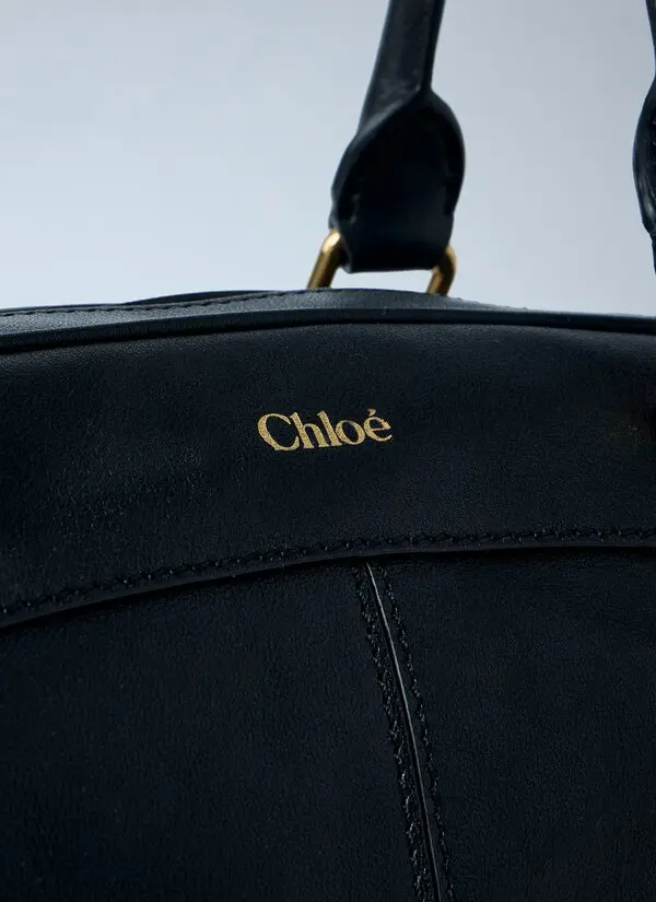 Chloé Bowling Handbag - Black