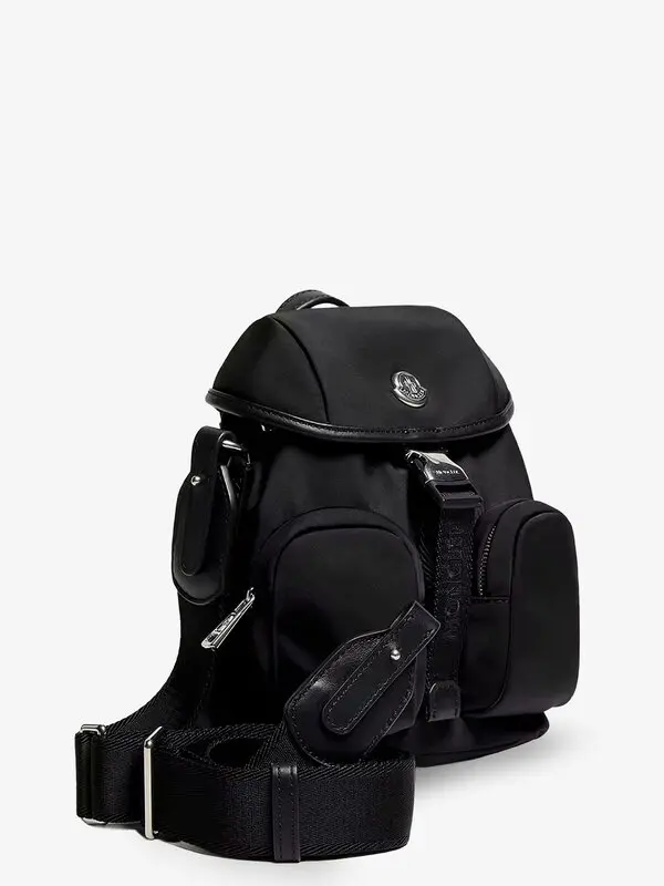 Moncler Nylon Crossbody Bag With Logo Patch - Multicolor