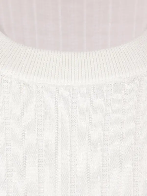 Brunello Cucinelli Textured Cotton Crewneck Sweater - Multicolor