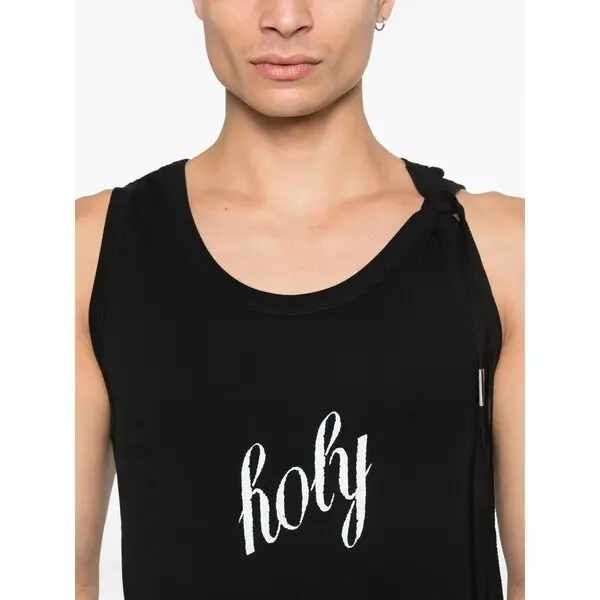 ANN DEMEULEMEESTER Sleeveless Tank With Tie Detail