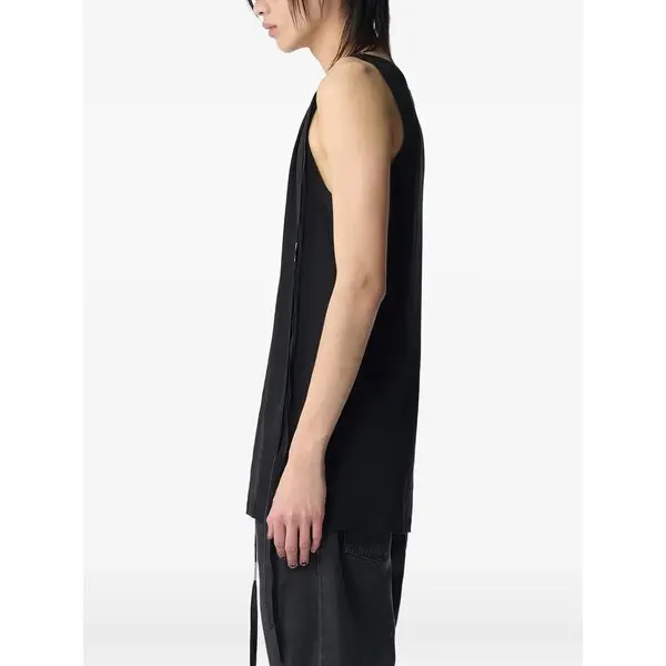 ANN DEMEULEMEESTER Sleeveless Tank With Tie Detail