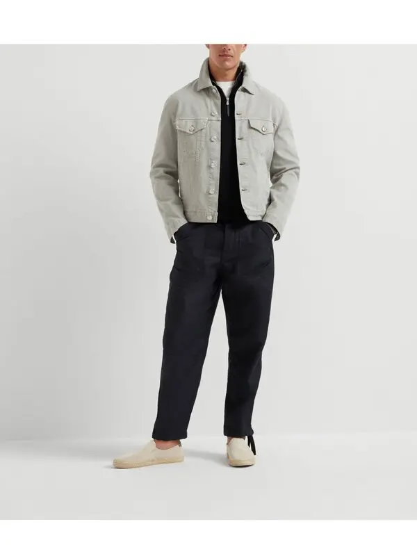 Brunello Cucinelli Denim Cotton Jacket - Multicolor