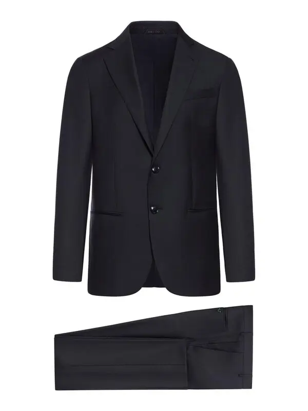 Giorgio Armani Tailored Wool And Cashmere Suit - Brown