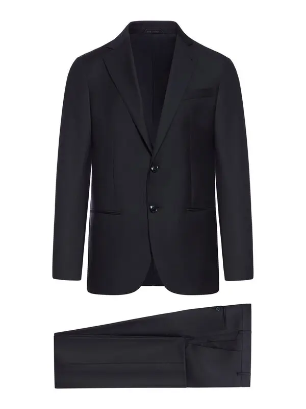 Giorgio Armani Tailored Wool And Cashmere Suit - Multicolor