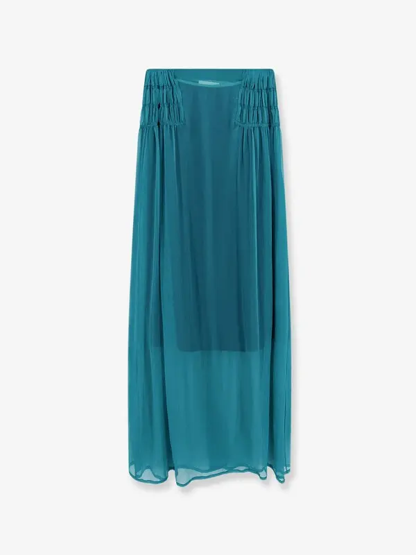 Dries Van Noten Scarlett Silk Maxi Skirt - Multicolor