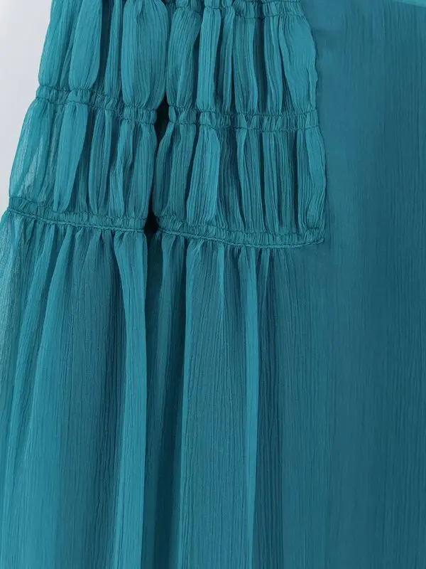 Dries Van Noten Scarlett Silk Maxi Skirt - Multicolor