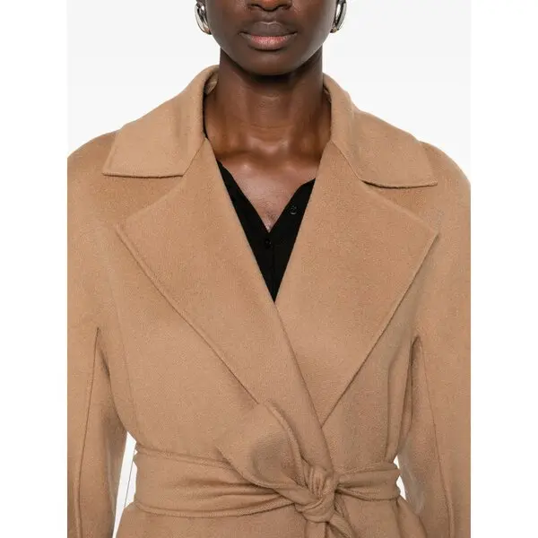 Max Mara Oversized Belted Coat - Brown