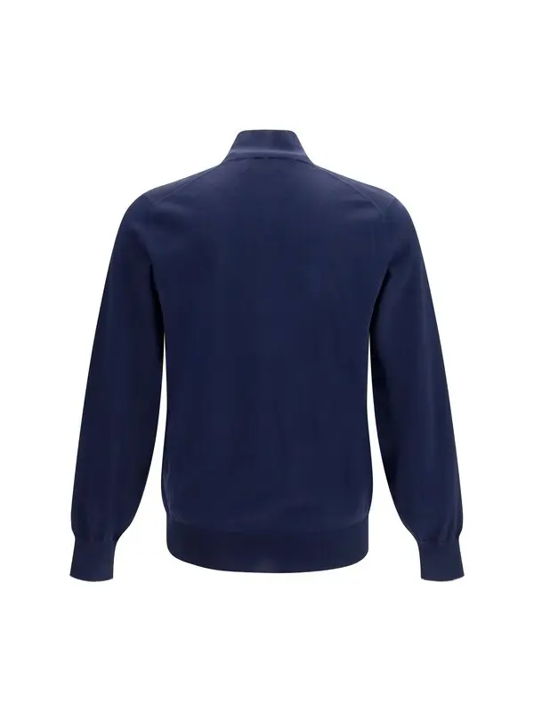 Brunello Cucinelli Rib Knit Cotton Cardigan