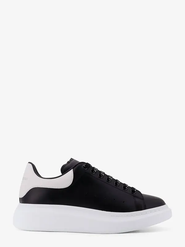 Alexander McQueen Low-top Leather Sneakers - Black