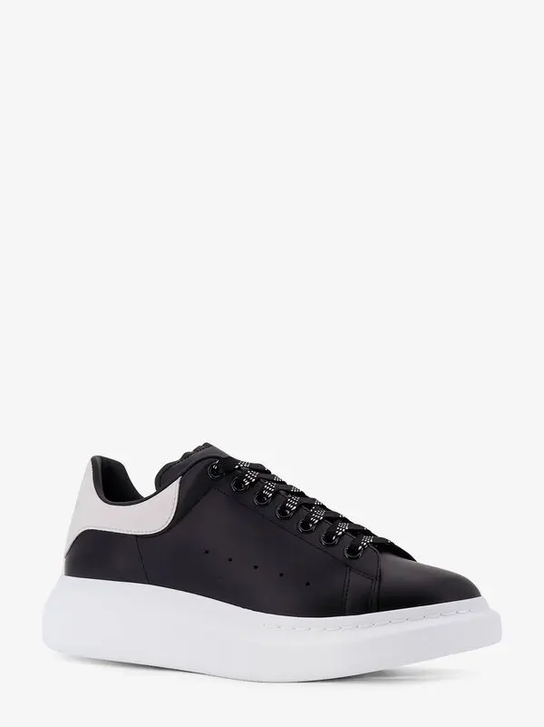 Alexander McQueen Low-top Leather Sneakers - Black