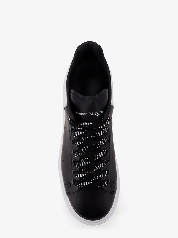 Alexander McQueen Low-top Leather Sneakers - Black