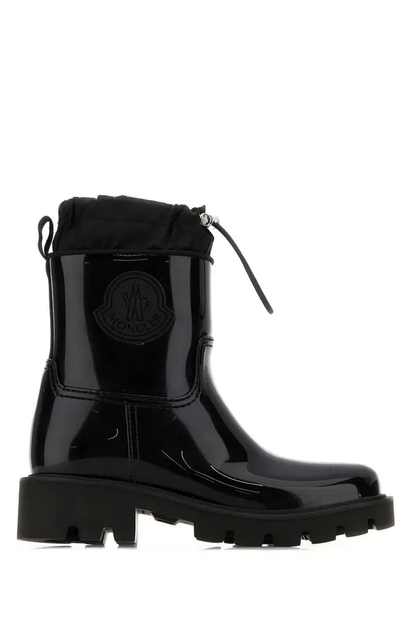 Moncler Rubber Stream Ankle Boots - Black