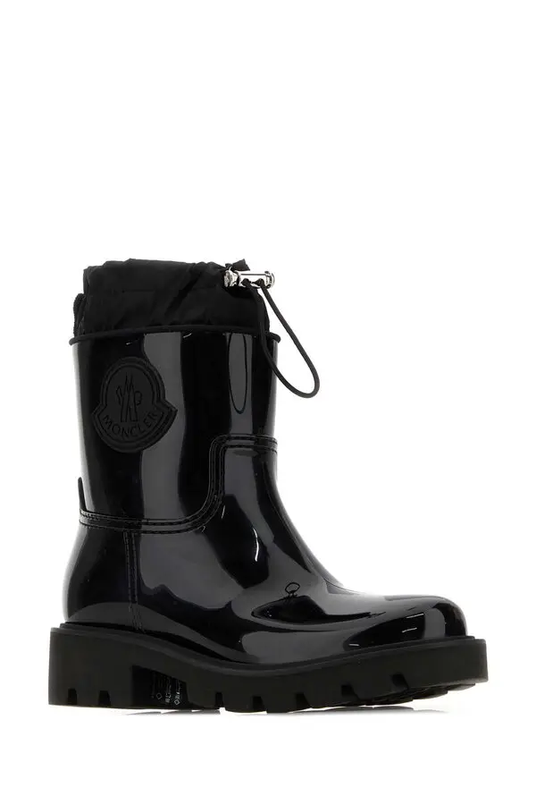 Moncler Rubber Stream Ankle Boots - Black