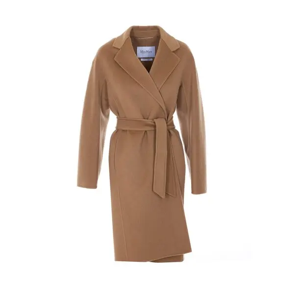 Max Mara Cashmere Belted Coat - Cream