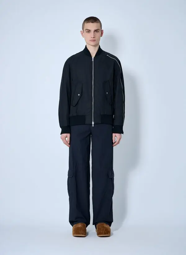 Dries Van Noten Paxford Cotton Cargo Pants - Gray
