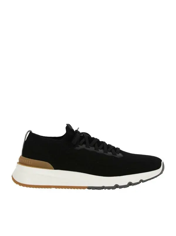 Brunello Cucinelli Knitted Low Top Sneakers