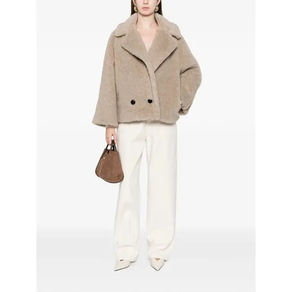 Max Mara Double-breasted Coat - Cream