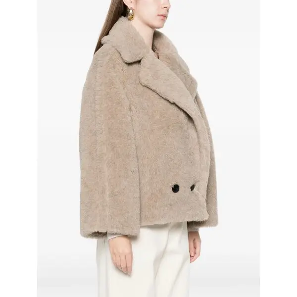 Max Mara Double-breasted Coat - Cream