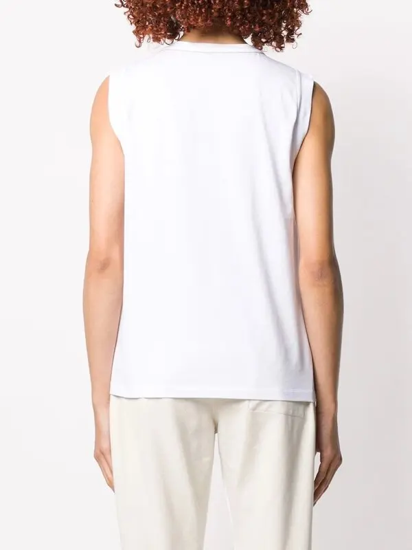 Brunello Cucinelli Cotton Jersey Tank Top - Multicolor