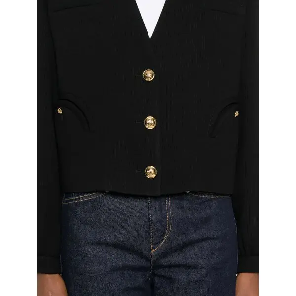 BLAZÉ MILANO Cropped V-neck Jacket