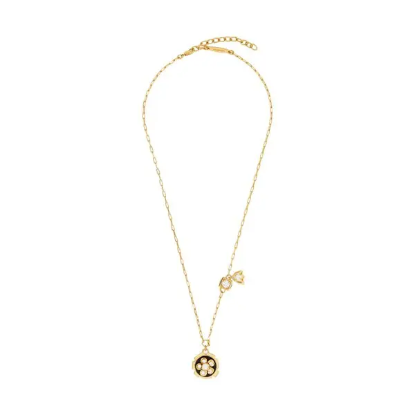 FERRAGAMO Fiore Charm Necklace - Gold