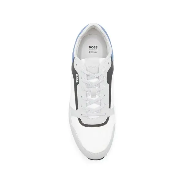 BOSS Low-top Paneled Lace-up Sneakers