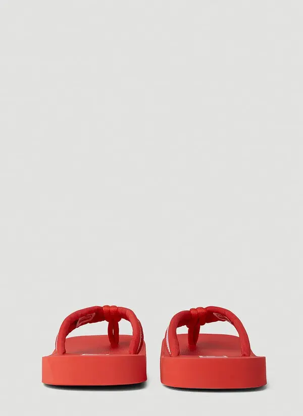 Kenzo Logo Patch Flip Flops