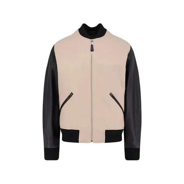 Givenchy Paneled Bomber Jacket - Black
