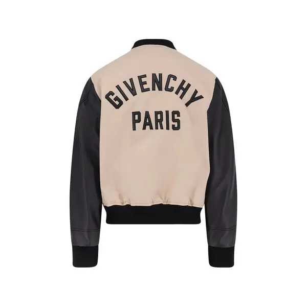 Givenchy Paneled Bomber Jacket - Black