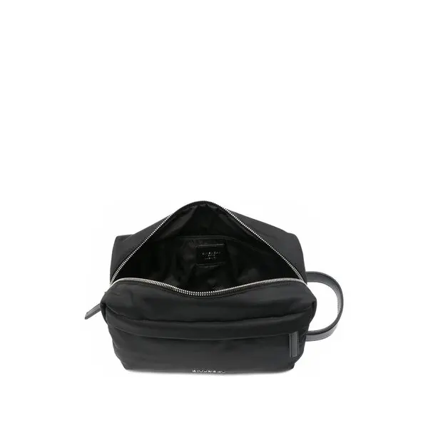 Givenchy Polyamide And Calf Leather Wash Bag