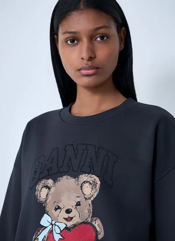 GANNI Graphic Motif Sweatshirt