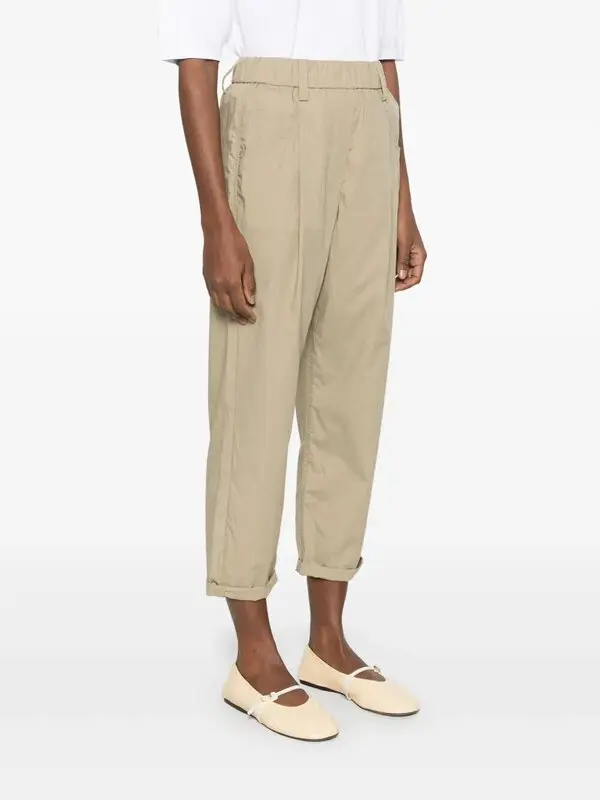 Brunello Cucinelli Cotton Trousers Made In Italy